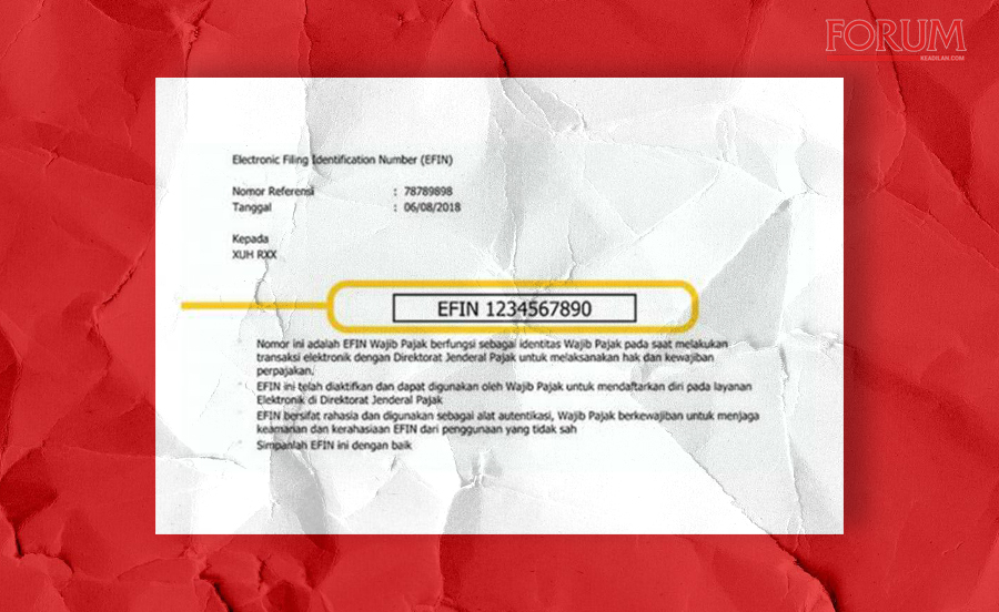 2 Cara Cek Nomor EFIN Tanpa Harus ke Kantor Pajak - Forum Keadilan